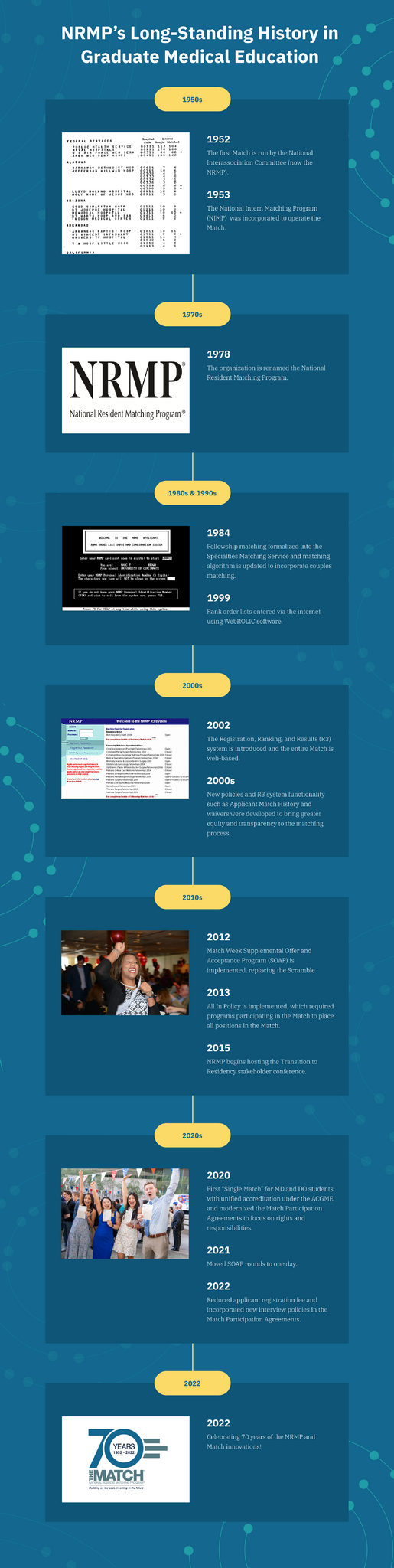 Building on the past, investing in the future | NRMP