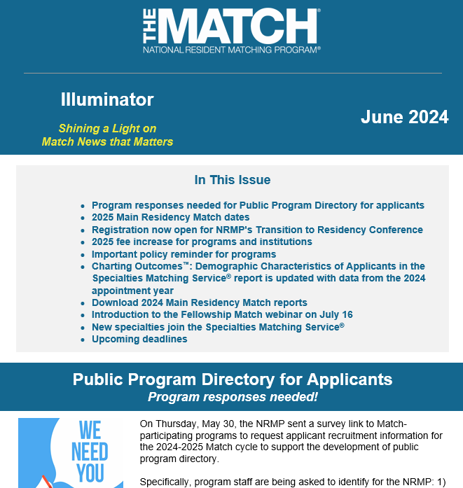 June 2024 Illuminator | NRMP